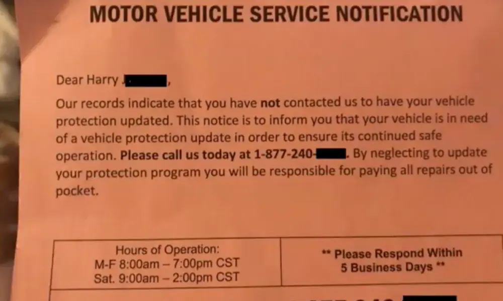 Vehicle Services Division Letter: What You Need to Know About These ...