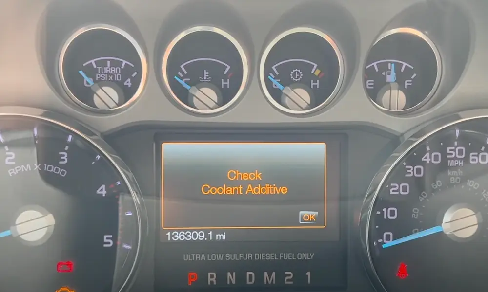 Ford Check Coolant Additive: What That Dashboard Warning Really Means ...